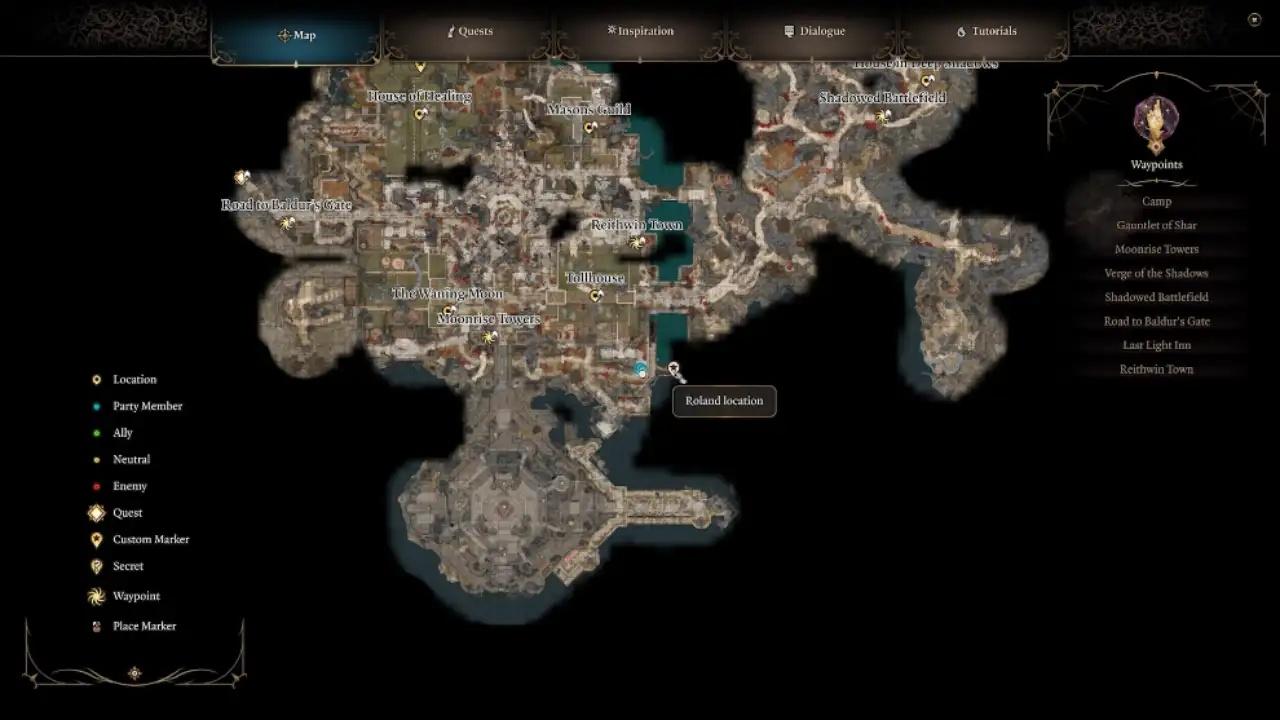 Baldur’s Gate 3: Where to find Rolan in the Shadows of BG3, explained ...